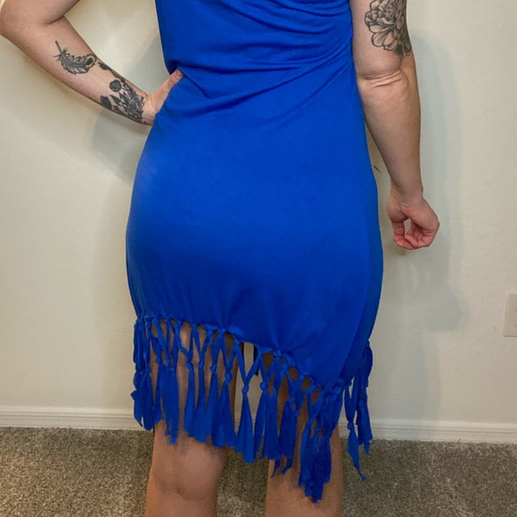 Swim | Royal Blue Swim Coverup Dress | Poshmark